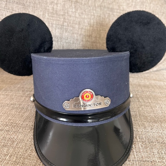Disney | Accessories | Rare Disney Conductor Hat With Black Ears ...